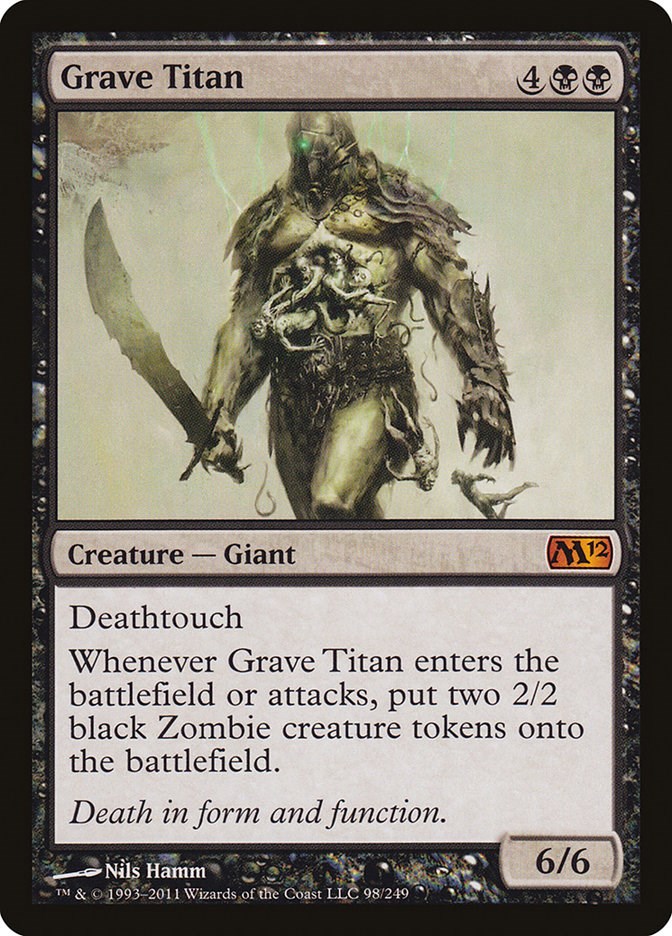 Grave Titan - Magic 2012 (M12) - Magic: The Gathering