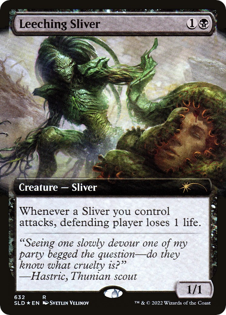 Leeching Sliver (Extended Art) - Secret Lair Drop Series - Magic: The ...