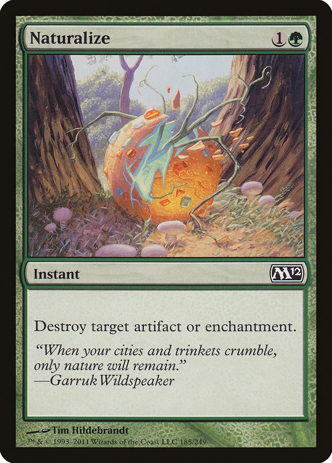 Naturalize - Magic 2012 (M12) - Magic: The Gathering