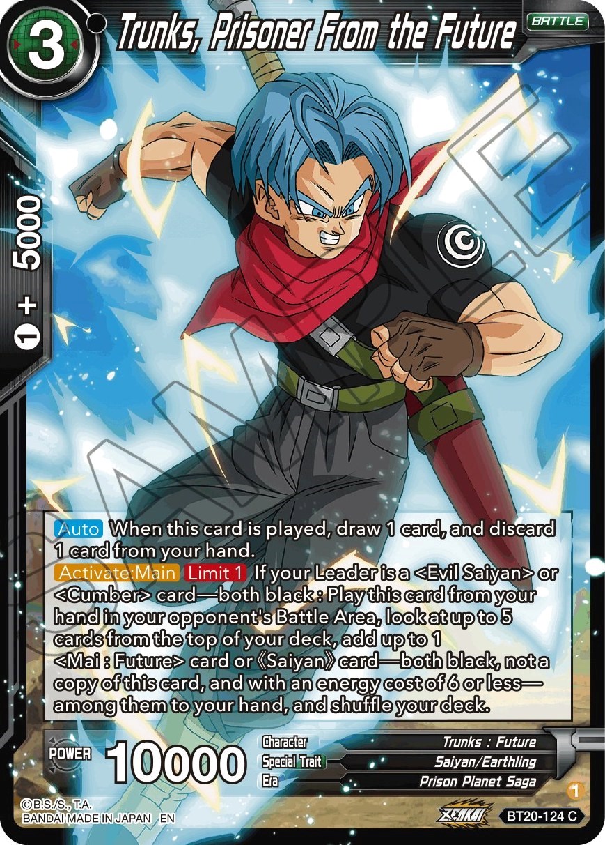 Trunks, Prisoner From the Future - Power Absorbed - Dragon Ball Super CCG