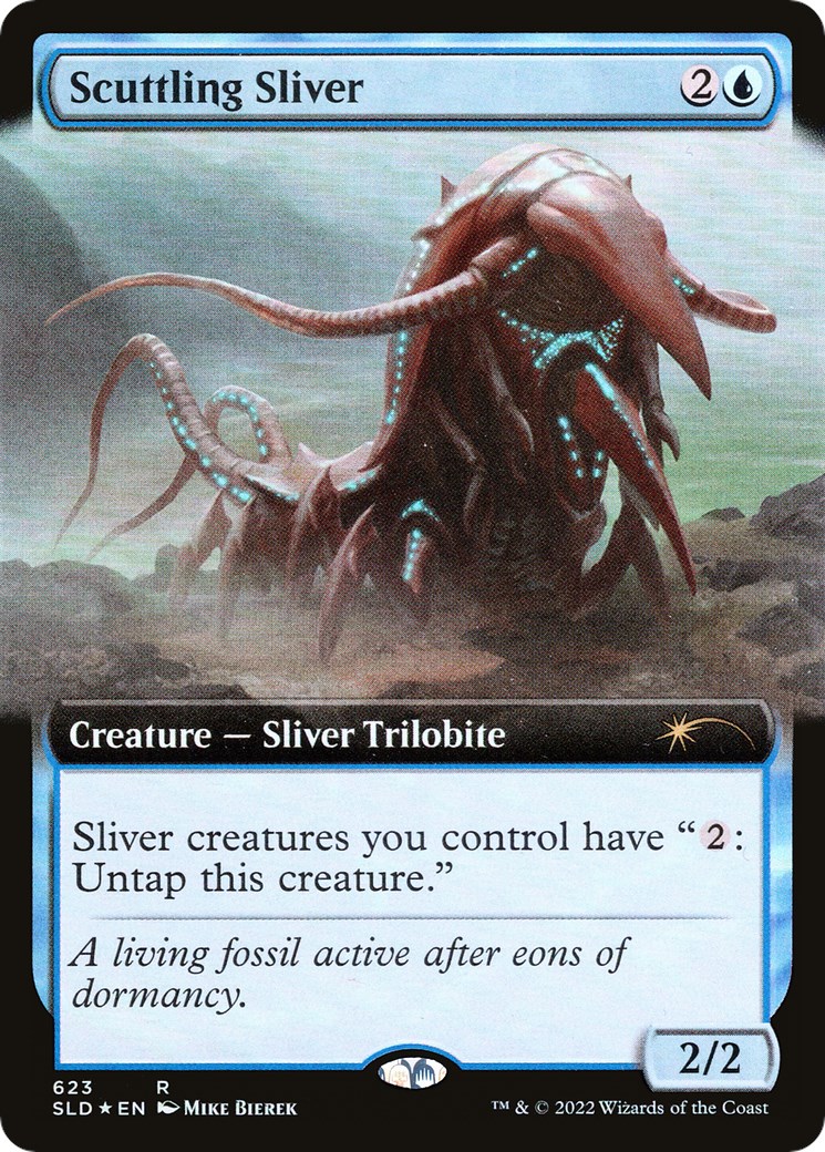 Scuttling Sliver (Extended Art) - Secret Lair Drop Series - Magic: The ...
