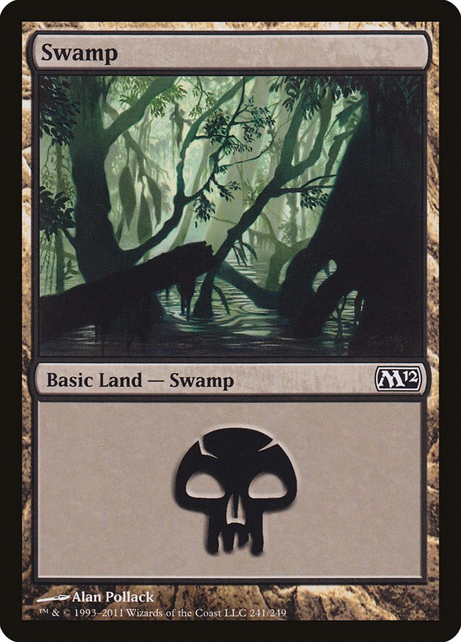 Swamp (241) - Magic 2012 (M12) - Magic: The Gathering