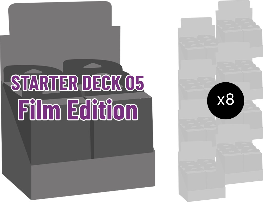 Starter Deck 5: Film Edition Display Case - Starter Deck 5: Film ...