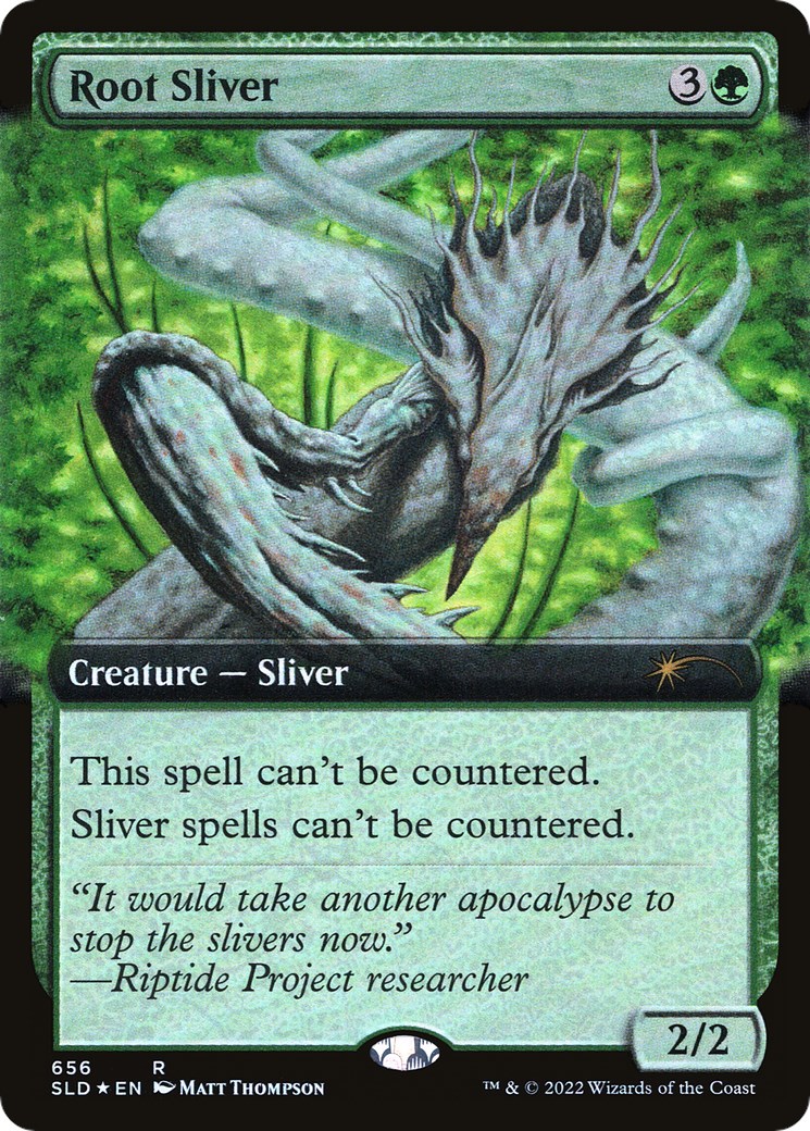 Root Sliver (Extended Art) - Secret Lair Drop Series - Magic: The Gathering