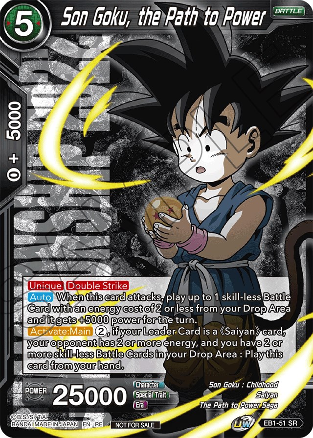 Son Goku, the Path to Power (Championship 2022 Celebration Pack ...