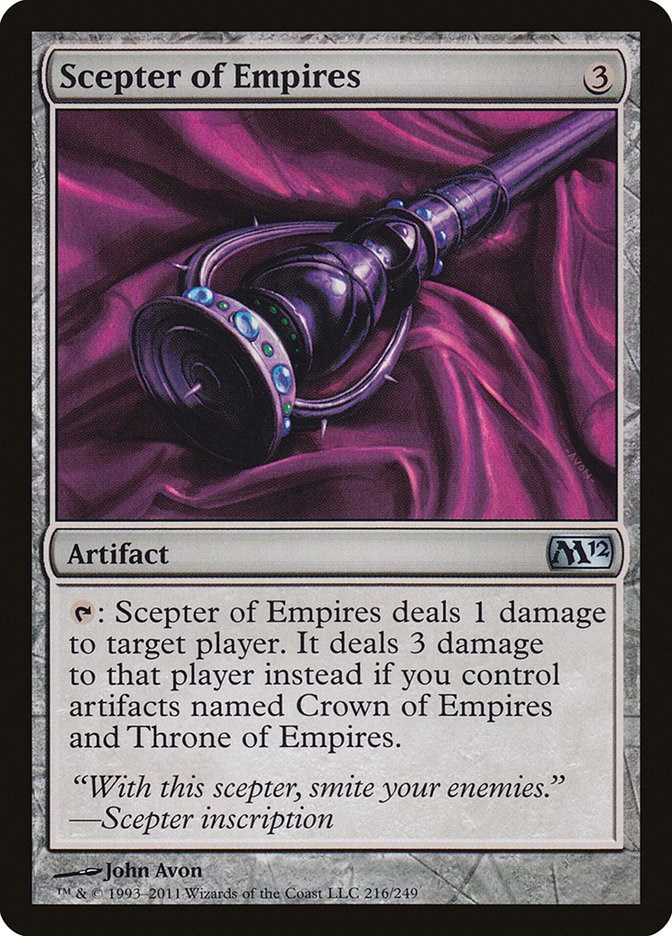 Scepter of Empires - Magic 2012 (M12) - Magic: The Gathering