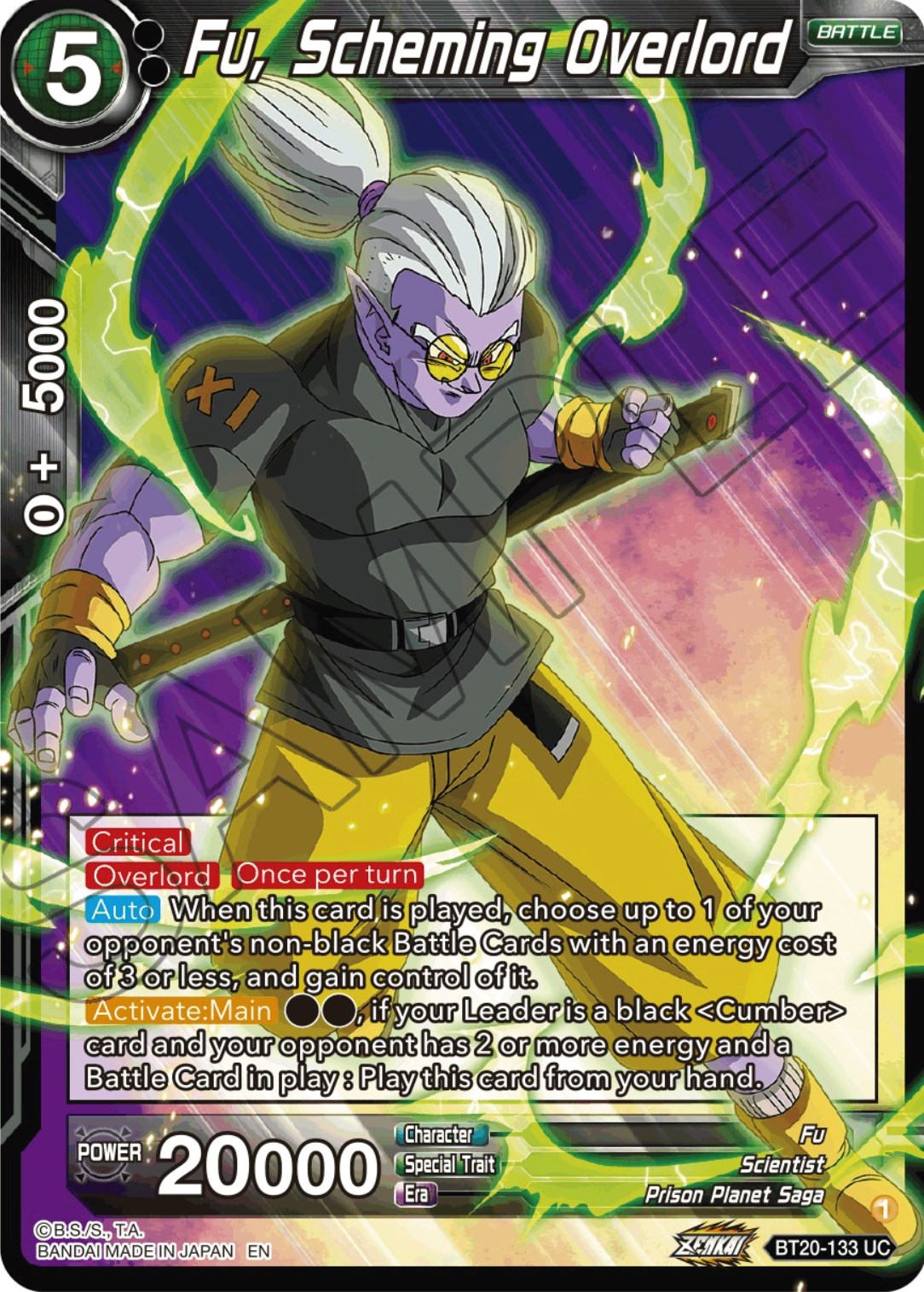 Fu, Scheming Overlord - Power Absorbed - Dragon Ball Super: Masters