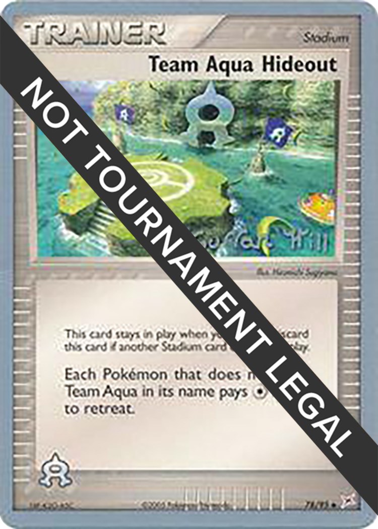 Team Aqua Hideout - 2005 (Curran Hill) - World Championship Decks - Pokemon