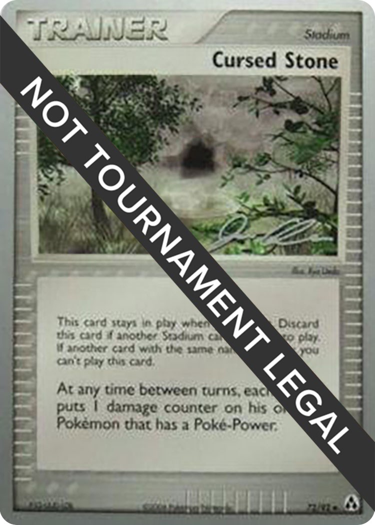Cursed Stone - 2006 (Jason Klaczynski) - World Championship Decks - Pokemon