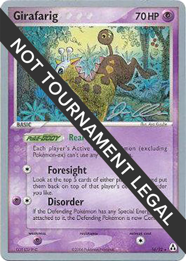 Girafarig - 2006 (Jason Klaczynski) - World Championship Decks - Pokemon
