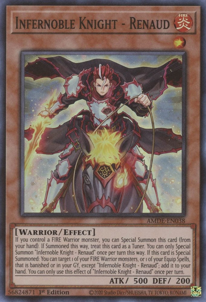 Infernoble Knight - Renaud - Amazing Defenders - YuGiOh