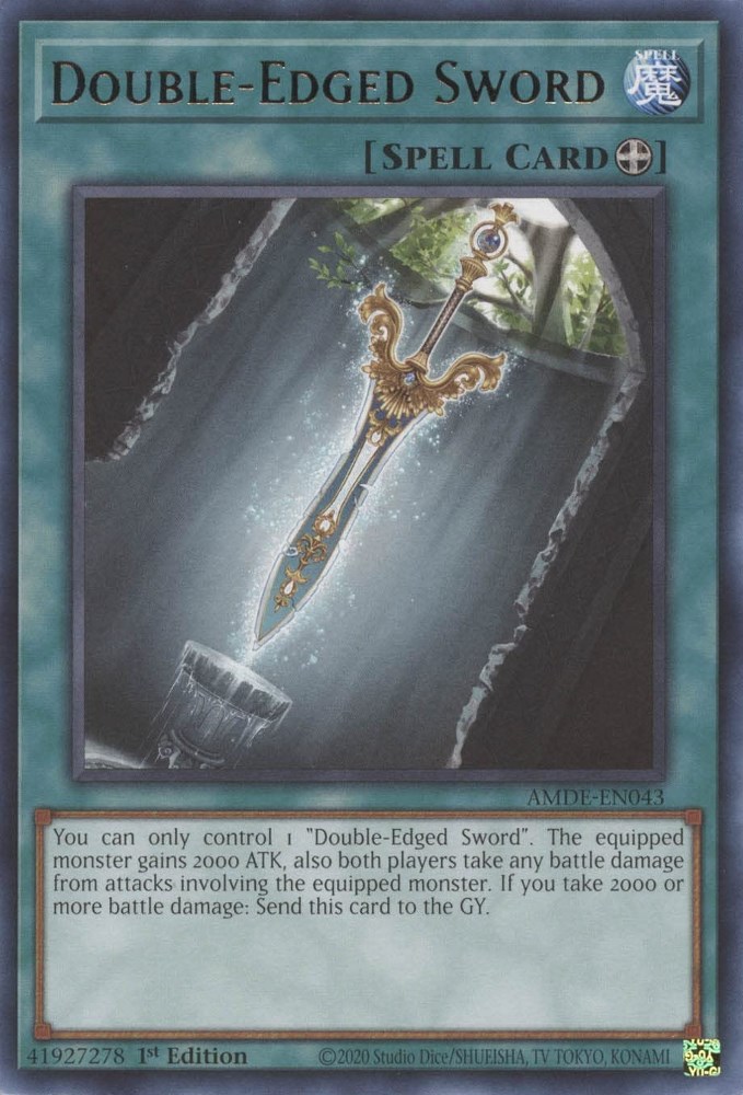 Double-Edged Sword - Amazing Defenders - YuGiOh