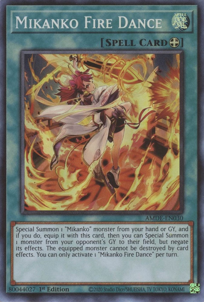Mikanko Fire Dance - Amazing Defenders - YuGiOh
