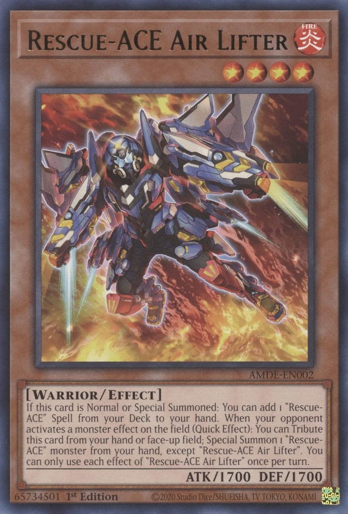 Rescue-ACE Air Lifter - Amazing Defenders - YuGiOh