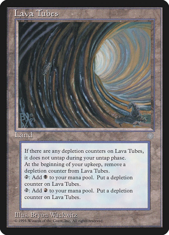 Lava Tubes - Ice Age - Magic: The Gathering