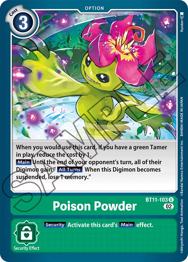Poison Powder - Dimensional Phase - Digimon Card Game