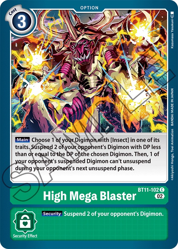 High Mega Blaster - Dimensional Phase - Digimon Card Game