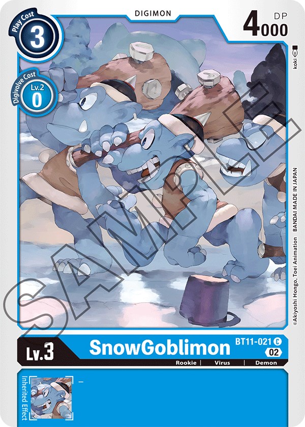 SnowGoblimon - Dimensional Phase - Digimon Card Game