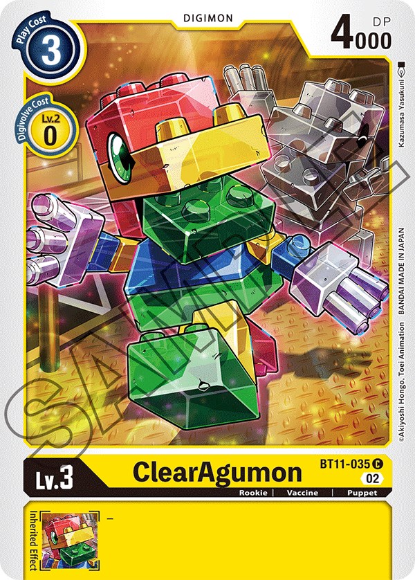 ClearAgumon - Dimensional Phase - Digimon Card Game