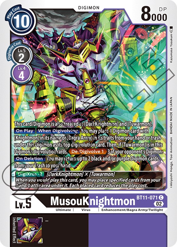 MusouKnightmon - Dimensional Phase - Digimon Card Game