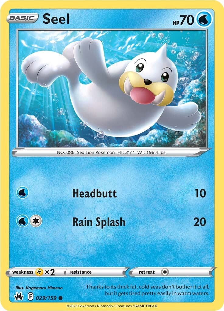 Seel - Crown Zenith - Pokemon