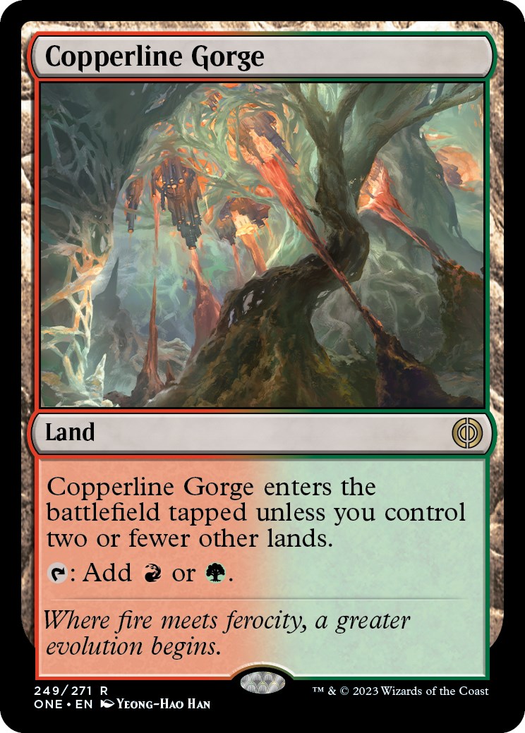 Copperline Gorge - Phyrexia: All Will Be One - Magic: The Gathering