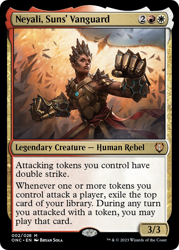 Neyali, Suns' Vanguard - Commander: Phyrexia: All Will Be One - Magic ...