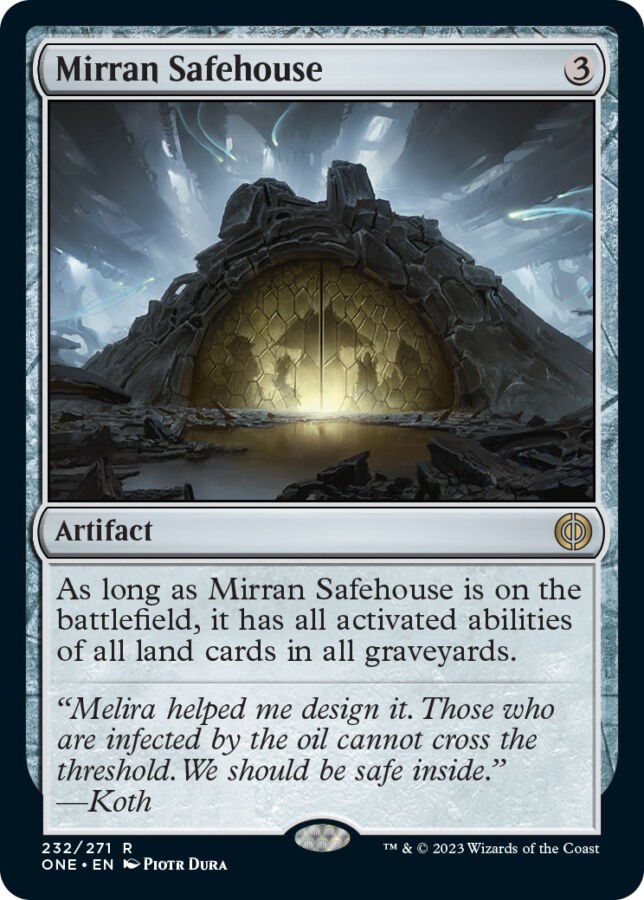 Mirran Safehouse - Phyrexia: All Will Be One - Magic: The Gathering