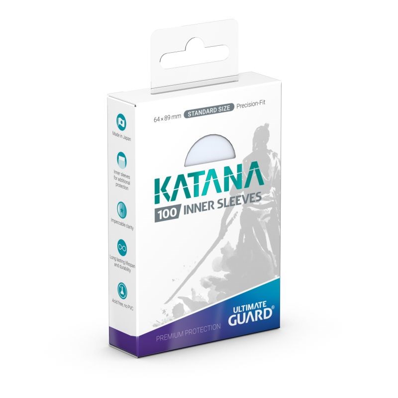 Katana Standard Size Precision-Fit Inner Sleeves - Clear (100-Pack ...
