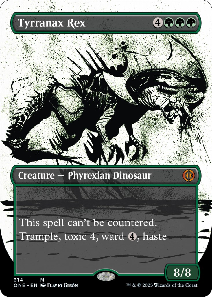 Tyrranax Rex (Showcase) - Phyrexia: All Will Be One - Magic: The Gathering