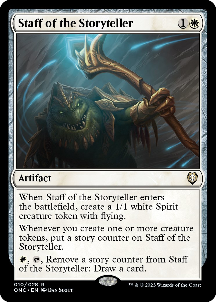 Staff of the Storyteller - Commander: Phyrexia: All Will Be One - Magic ...