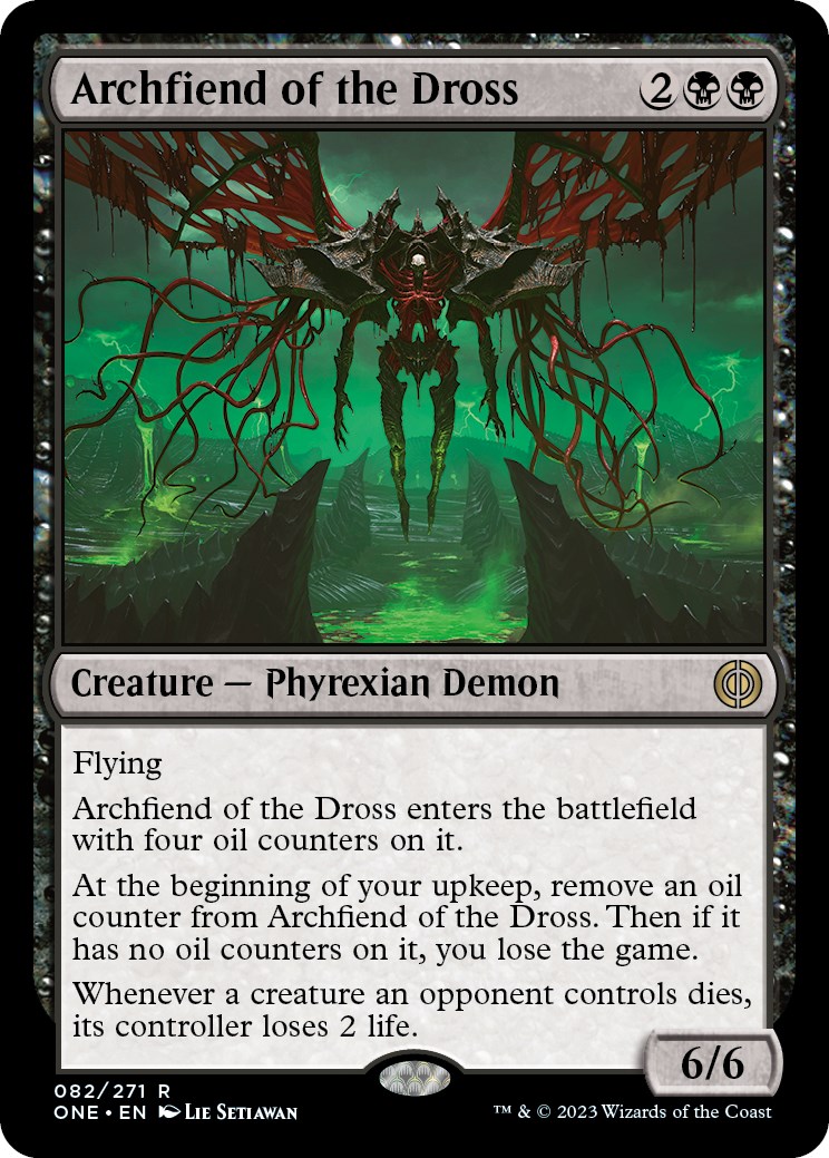 Archfiend of the Dross - Phyrexia: All Will Be One - Magic: The Gathering