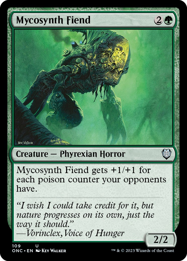 Mycosynth Fiend - Commander: Phyrexia: All Will Be One - Magic: The ...