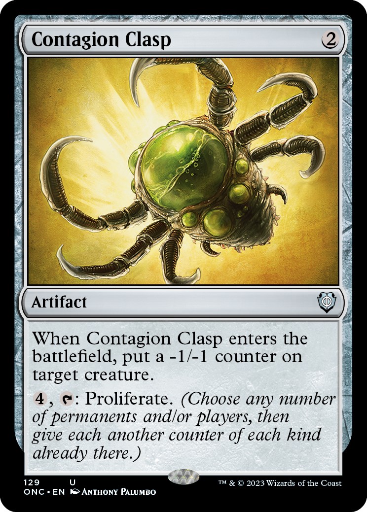 Contagion Clasp - Commander: Phyrexia: All Will Be One - Magic: The ...
