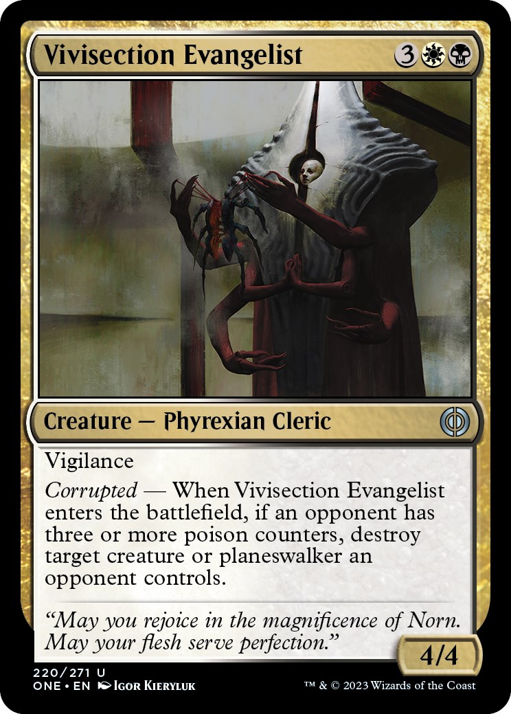 Vivisection Evangelist - Phyrexia: All Will Be One - Magic: The Gathering