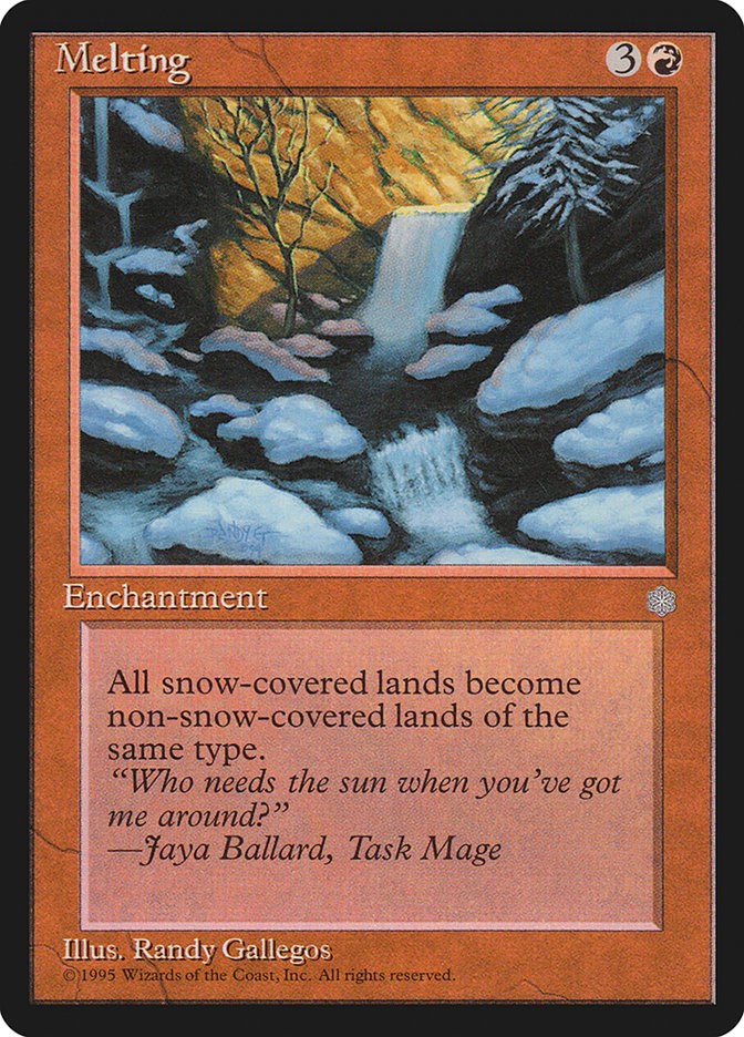 Melting - Ice Age - Magic: The Gathering