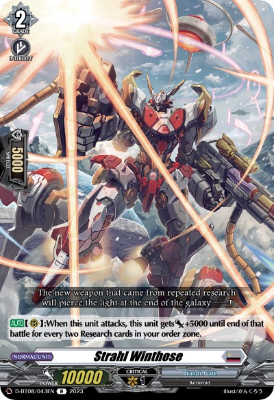 Strahl Winthose - Minerva Rising - Cardfight Vanguard