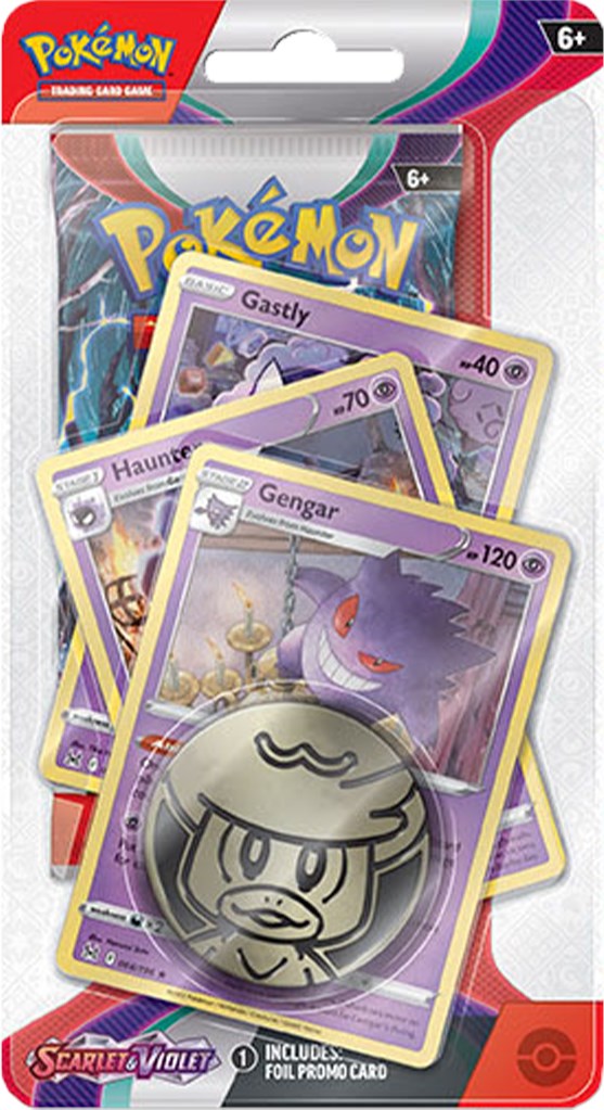 Scarlet & Violet Premium Checklane Blister [Gengar] - SV01: Scarlet ...