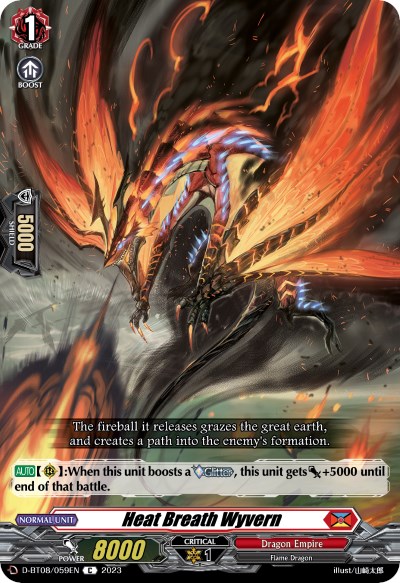 Heat Breath Wyvern - Minerva Rising - Cardfight Vanguard