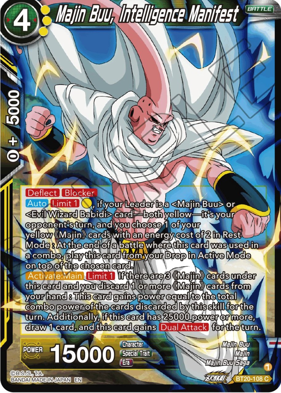 Majin Buu, Intelligence Manifest - Power Absorbed - Dragon Ball Super CCG