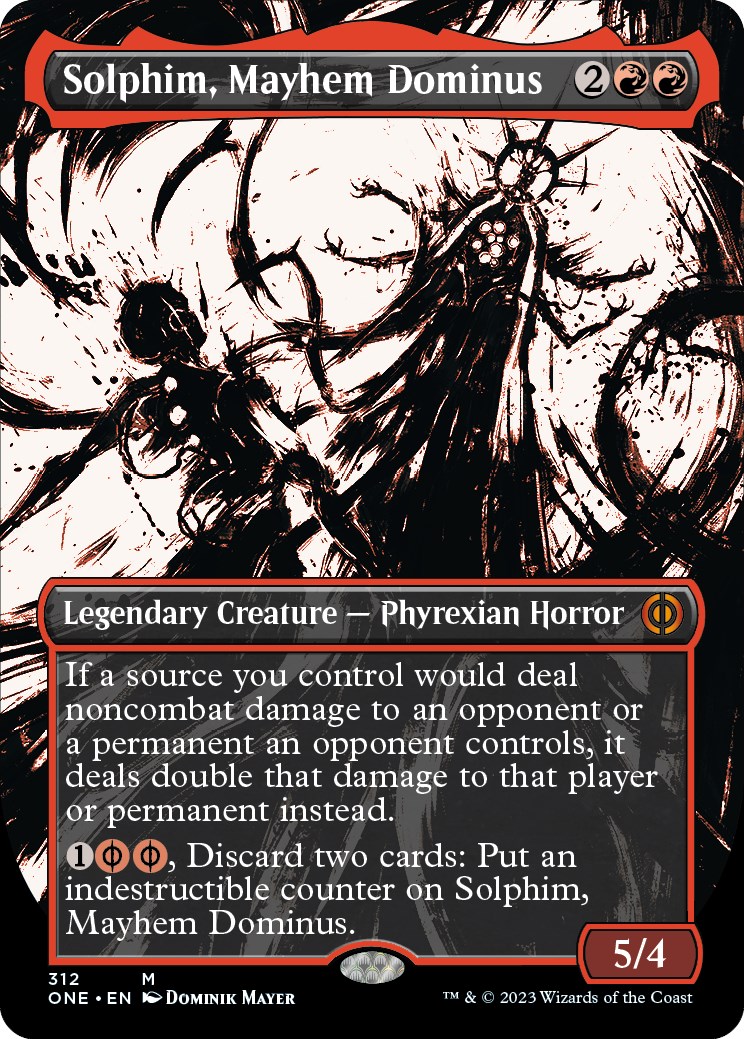 Solphim, Mayhem Dominus (Showcase) - Phyrexia: All Will Be One - Magic ...