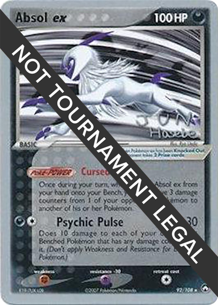 Absol ex - 2007 (Jun Hasebe) - World Championship Decks - Pokemon