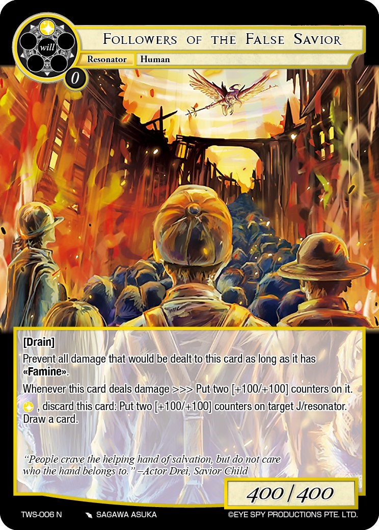 Followers of the False Savior - The War of the Suns - Force of Will