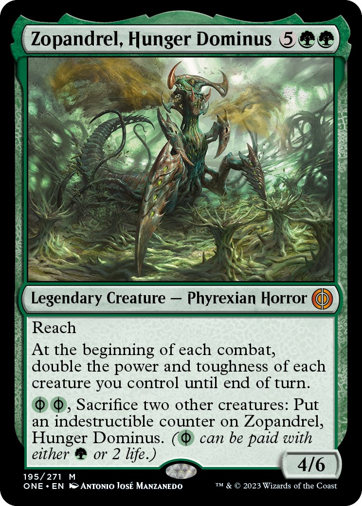 Zopandrel, Hunger Dominus - Phyrexia: All Will Be One - Magic: The ...