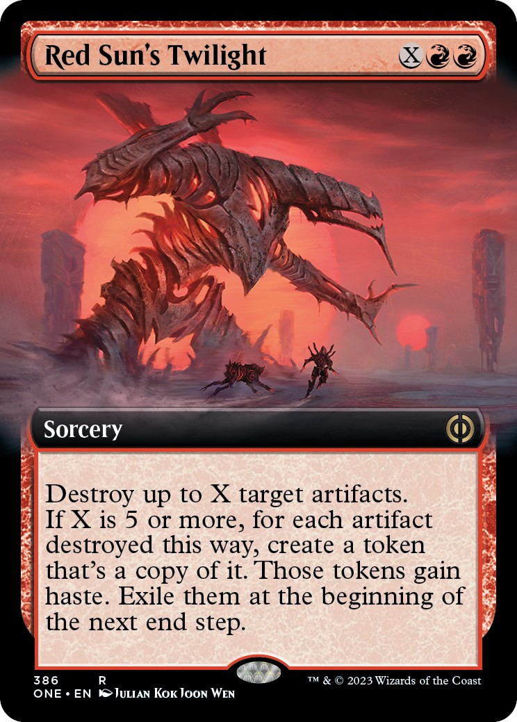 Red Sun's Twilight (Extended Art) - Phyrexia: All Will Be One - Magic ...