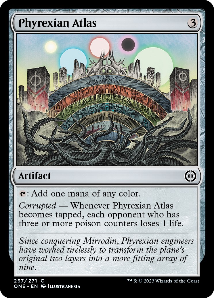 Phyrexian Atlas - Phyrexia: All Will Be One - Magic: The Gathering