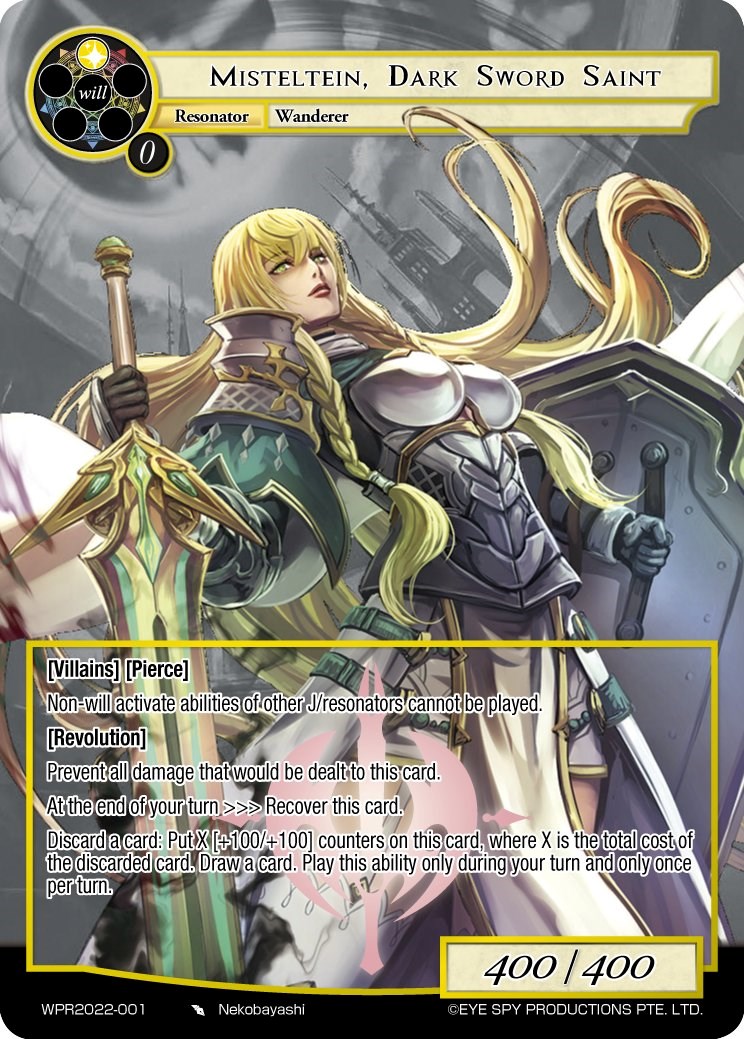 Misteltein, Dark Sword Saint - Promo Cards - Force of Will