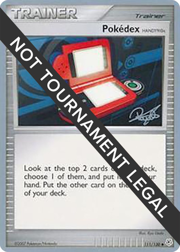 Pokedex (HANDY910is) - 2008 (Paul Atanassov) - World Championship Decks - Pokemon