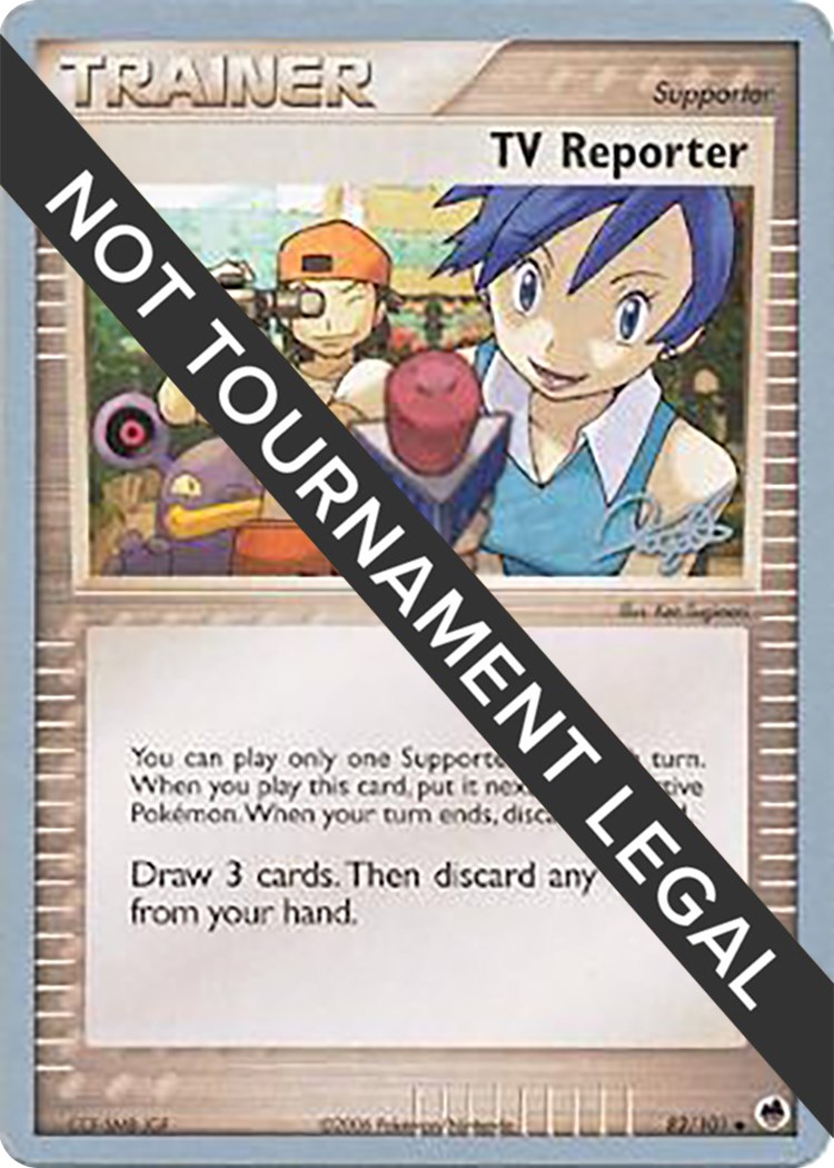 TV Reporter - 2008 (Paul Atanassov) - World Championship Decks - Pokemon