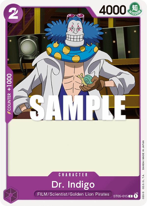 Dr. Indigo - Starter Deck 5: Film Edition - One Piece Card Game